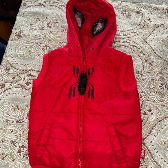 Disney | Jackets & Coats | Disney Store Red Size 4 Spiderman Hooded ...